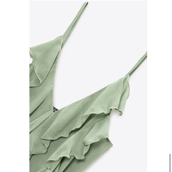 Zara | Dresses | Zara Ruffle Dress | Poshmark